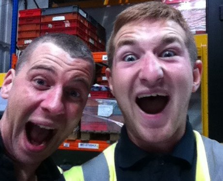 Heart listeners' Ellis and Davey give us their best Bank Holiday faces ...