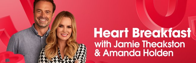 Heart Breakfast with Jamie Theakston and Amanda Holden on Heart Heart