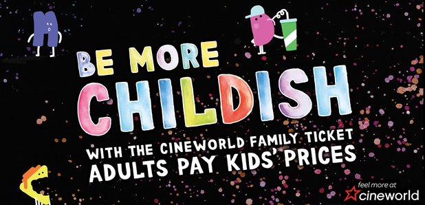 Be More Childish At Cineworld White Rose This October Half Term - Heart ...